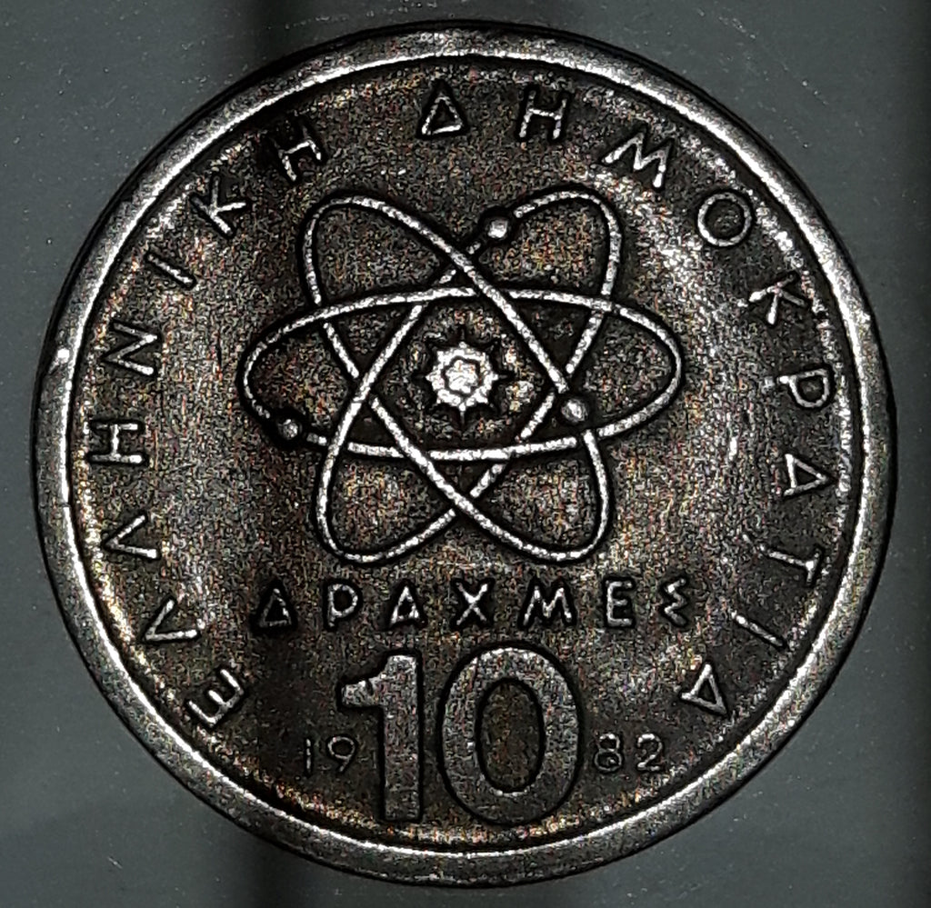 1982 Greece Drachma 10 Apaxmai Metal Coin – Treasure Valley Antiques ...