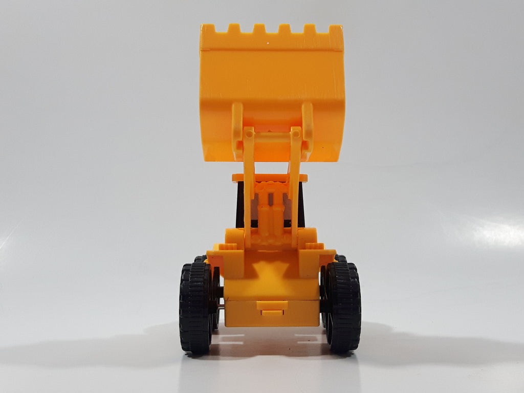 Front End Loader Yellow Plastic Pull Back Die Cast Toy Car Vehicle ...