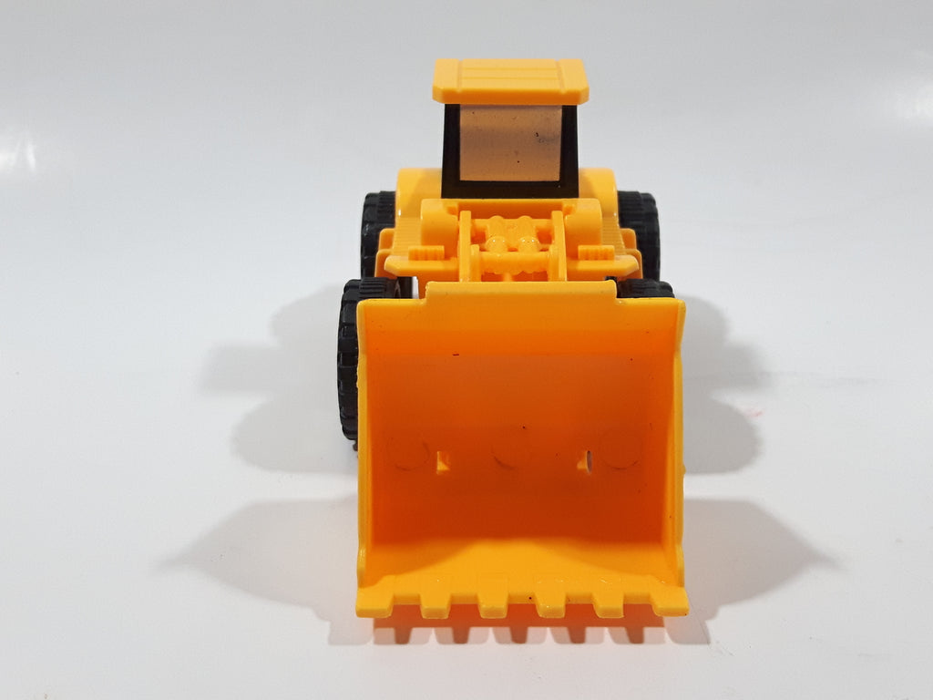 Front End Loader Yellow Plastic Pull Back Die Cast Toy Car Vehicle ...