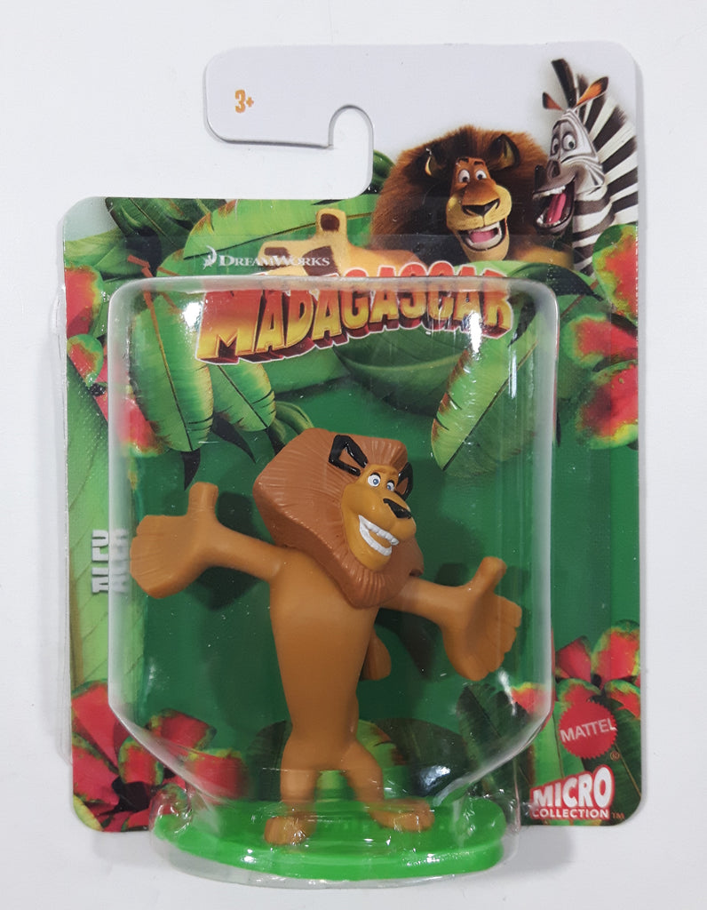 2018 Mattel Micro Collection DreamWorks Madagascar Alex Lion 2 1/4" Ta ...