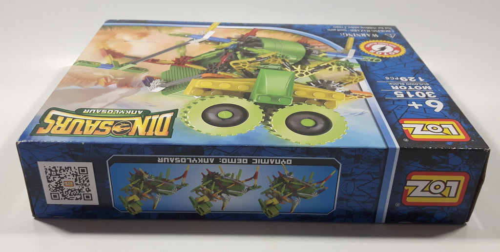Loz Motor Building Blocks #3015 Dinosaurs Ankylosaur 129pcs Toy New in ...