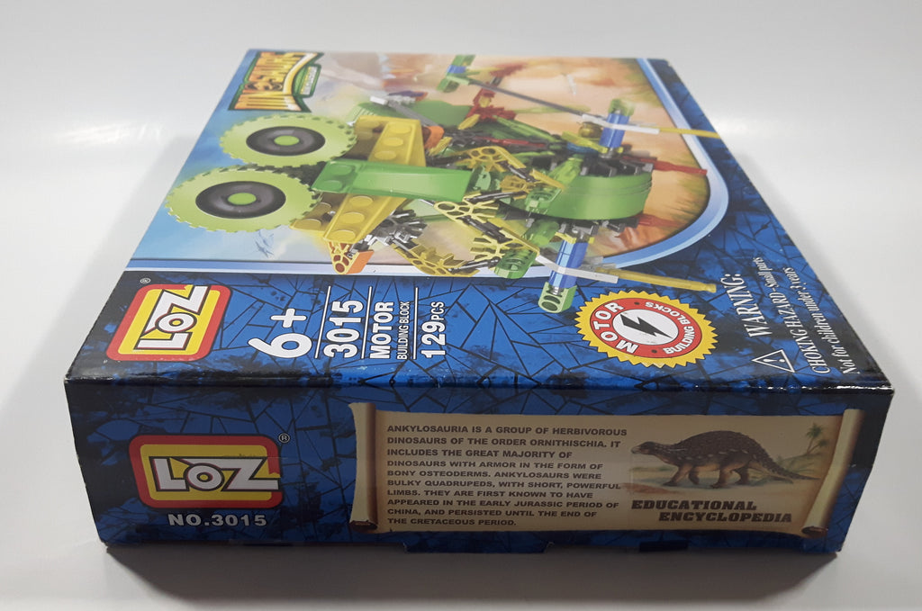 Loz Motor Building Blocks #3015 Dinosaurs Ankylosaur 129pcs Toy New in ...