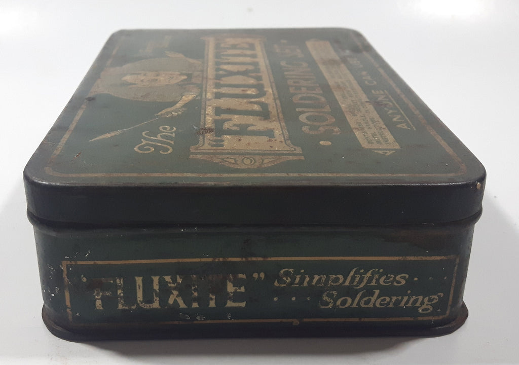 Vintage The Fluxite Soldering Set Tin Metal Container – Treasure Valley ...