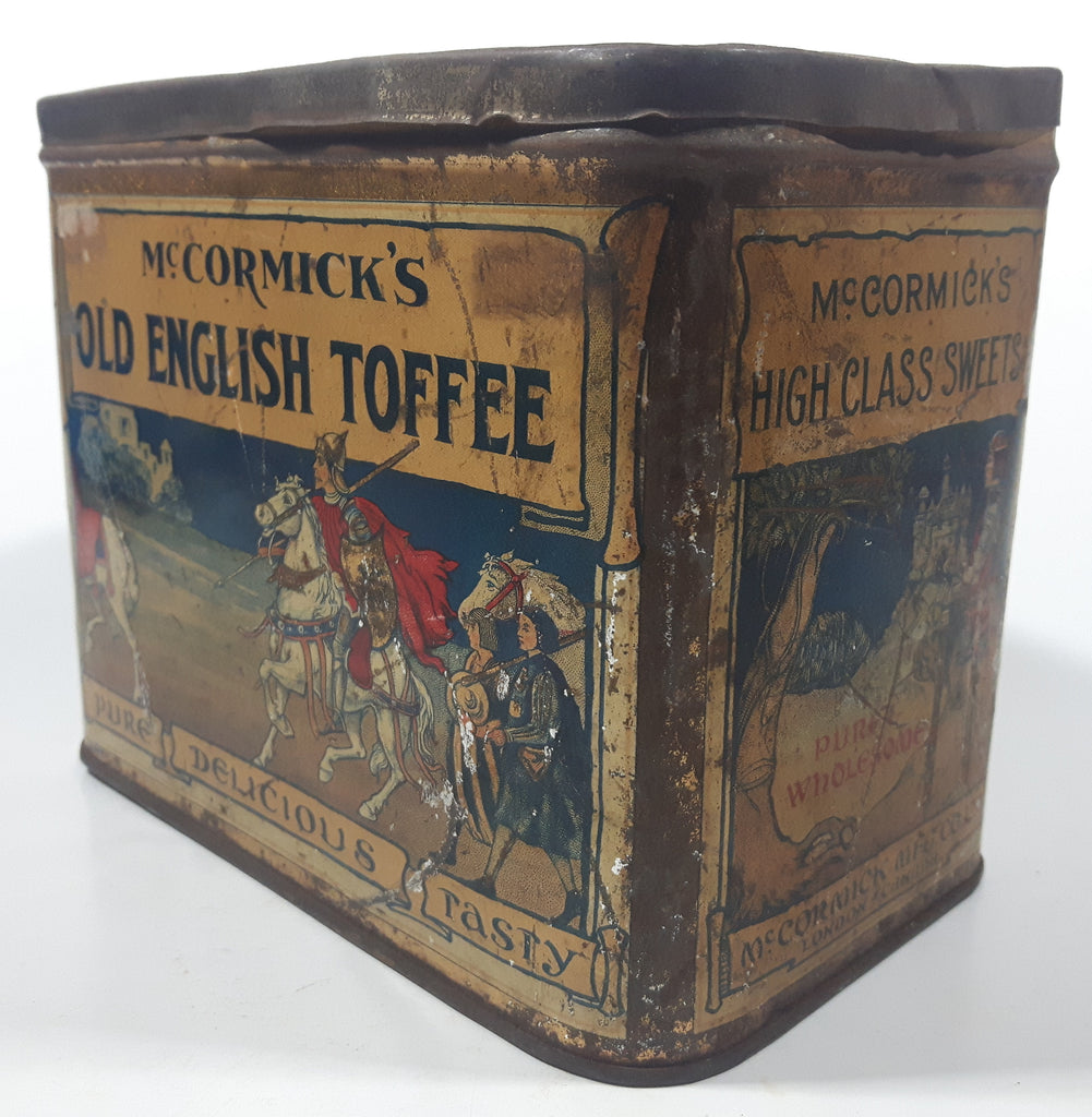 Vintage McCormick's Old English Toffee Pure Delicious Tasty Tin Metal ...