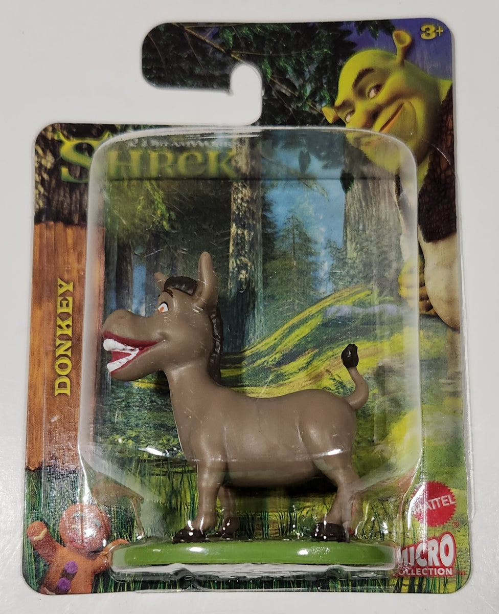 2021 Mattel DreamWorks Micro Collection Donkey 2 1/8" Tall Toy Figure ...