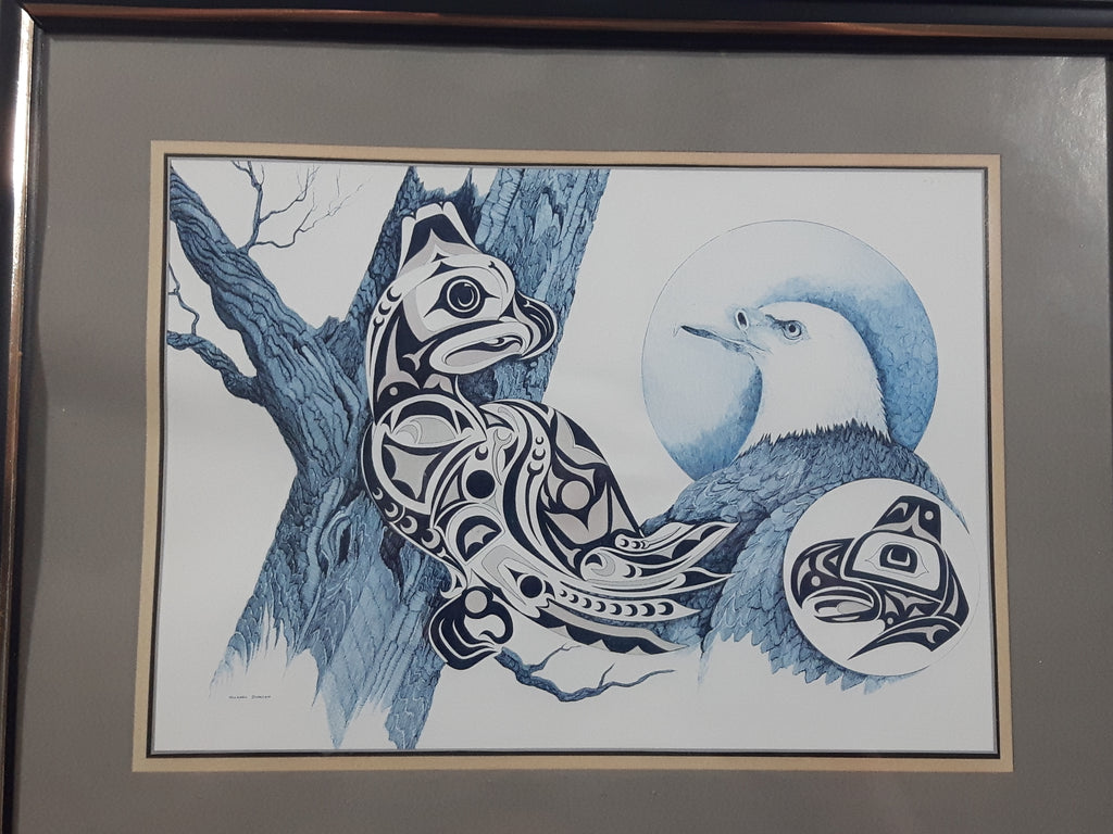 Vintage Michael Duncan "To Touch The Clouds" Aboriginal Native Art 8 1 ...