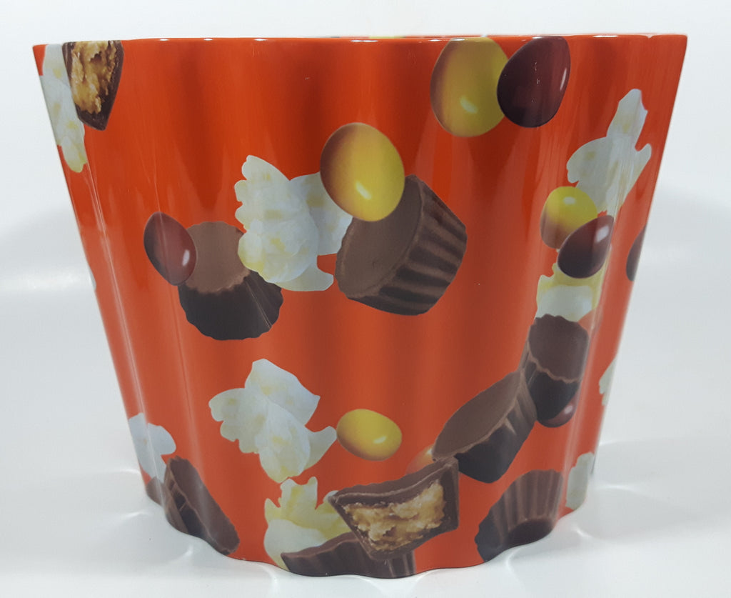 Snapco Reese's Peanut Butter Cups 6 1/4" Tall Metal Can Popcorn Bucket ...