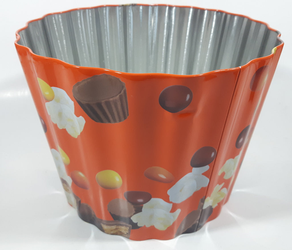 Snapco Reese's Peanut Butter Cups 6 1/4" Tall Metal Can Popcorn Bucket ...