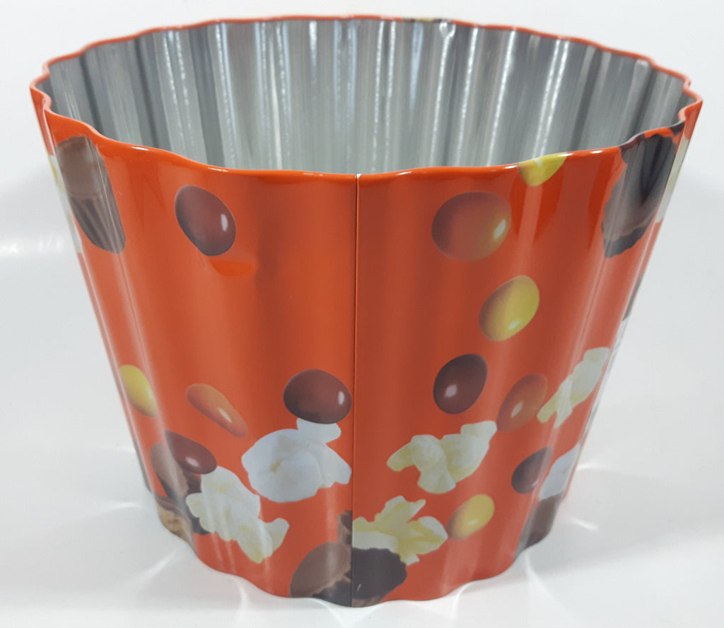 Snapco Reese's Peanut Butter Cups 6 1/4" Tall Metal Can Popcorn Bucket ...