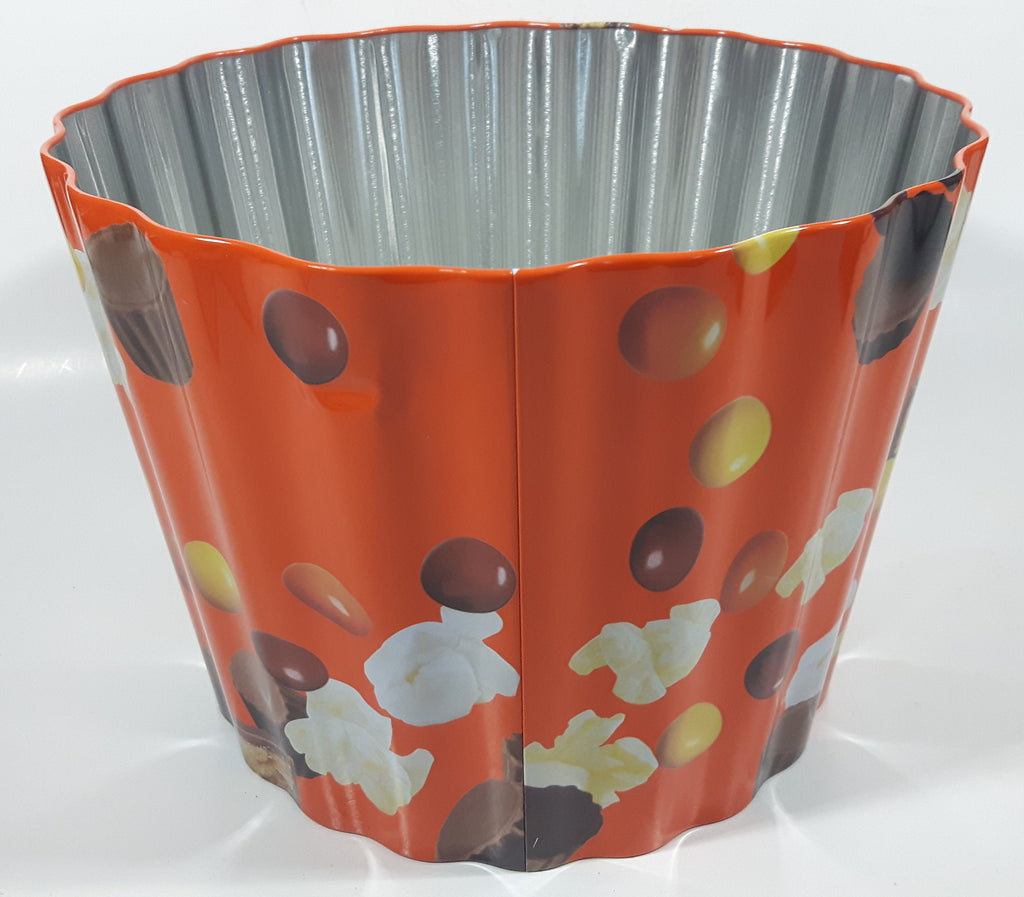 Snapco Reese's Peanut Butter Cups 6 1/4" Tall Metal Can Popcorn Bucket ...