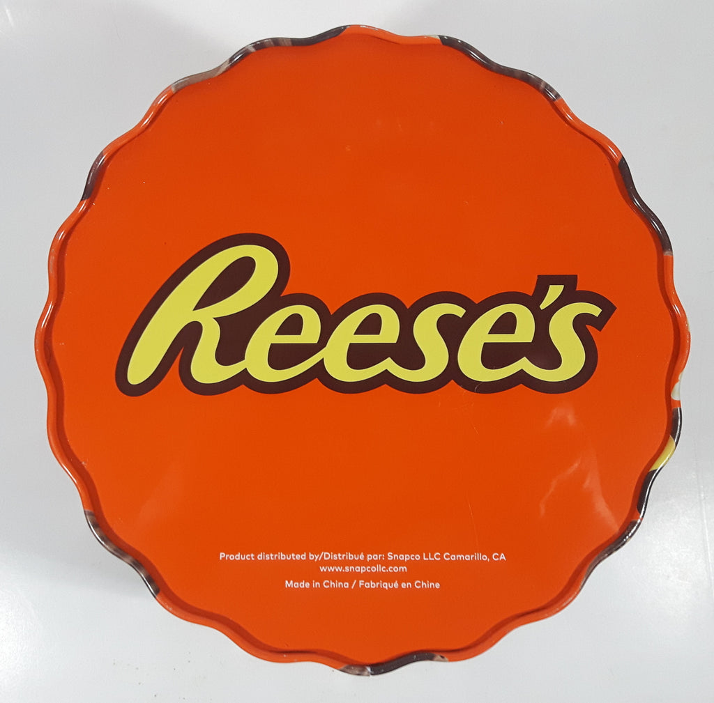 Snapco Reese's Peanut Butter Cups 6 1/4" Tall Metal Can Popcorn Bucket ...