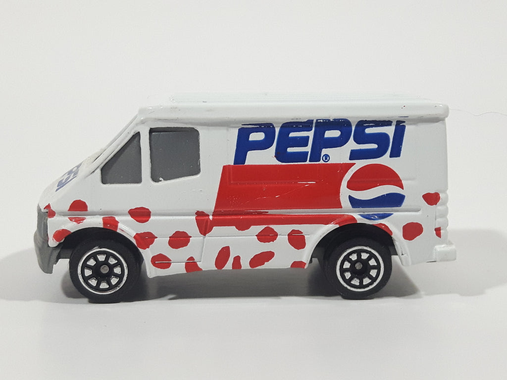 Vintage Golden Wheels Pepsi Delivery Van White Die Cast Toy Car Vehicl ...