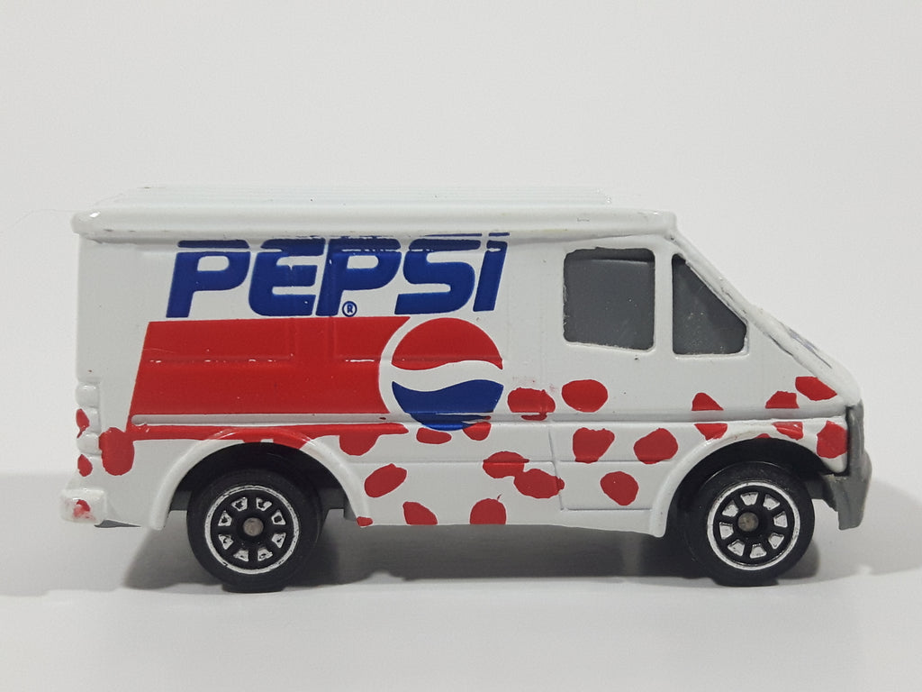 Vintage Golden Wheels Pepsi Delivery Van White Die Cast Toy Car Vehicl ...