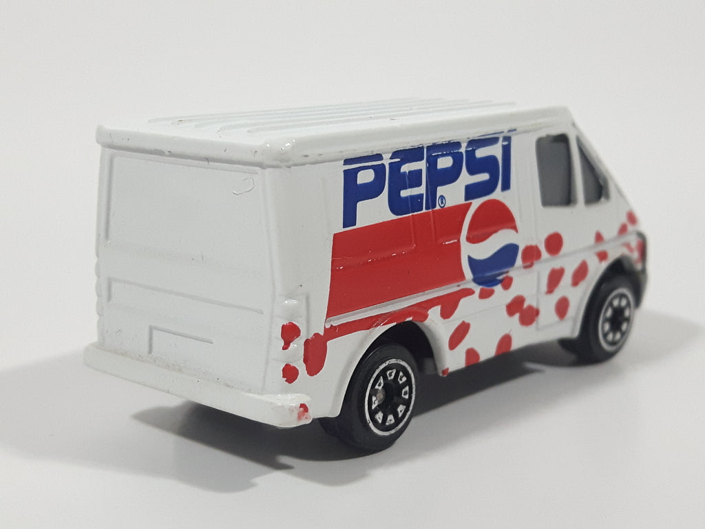 Vintage Golden Wheels Pepsi Delivery Van White Die Cast Toy Car Vehicl ...
