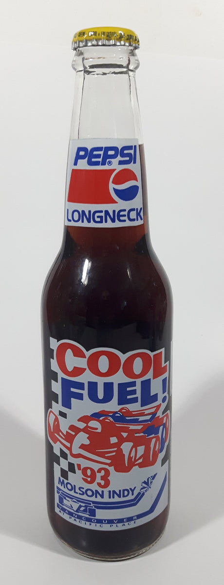 1993 Pepsi Cola Cool Fuel Molson Indy Race Vancouver, BC Longneck Glas ...