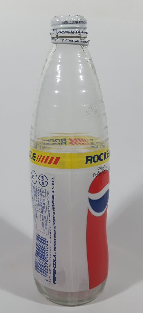 Rare Vintage Pepsi Cola Rocket Bottle 500mL 9 1/8" Tall Ringed Glass B ...