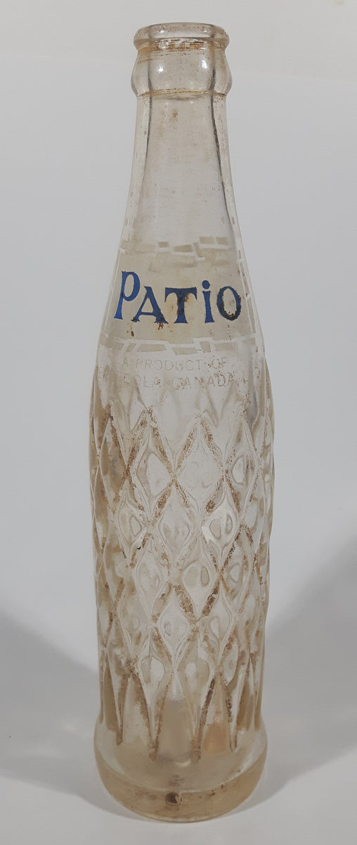 Vintage Patio by Pepsi-Cola 10 Fl oz 9 1/4" Diamond Pattern Embossed G ...