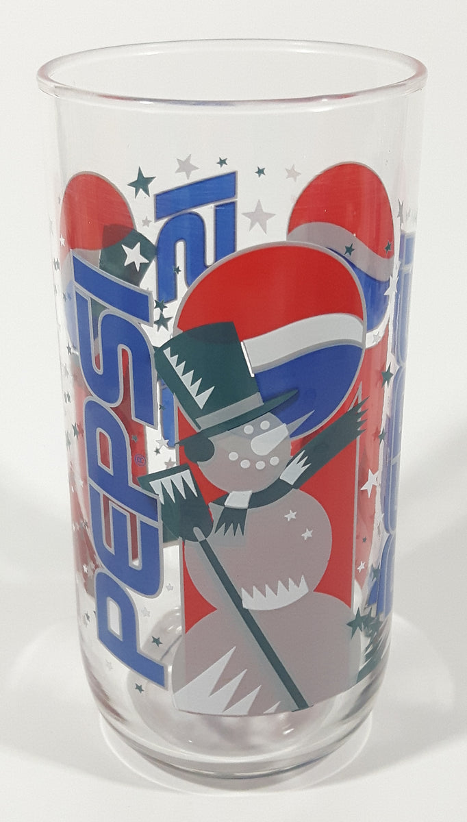 Vintage Pepsi Christmas Winter Snowman 5 3/4" Tall Glass Cup – Treasure ...