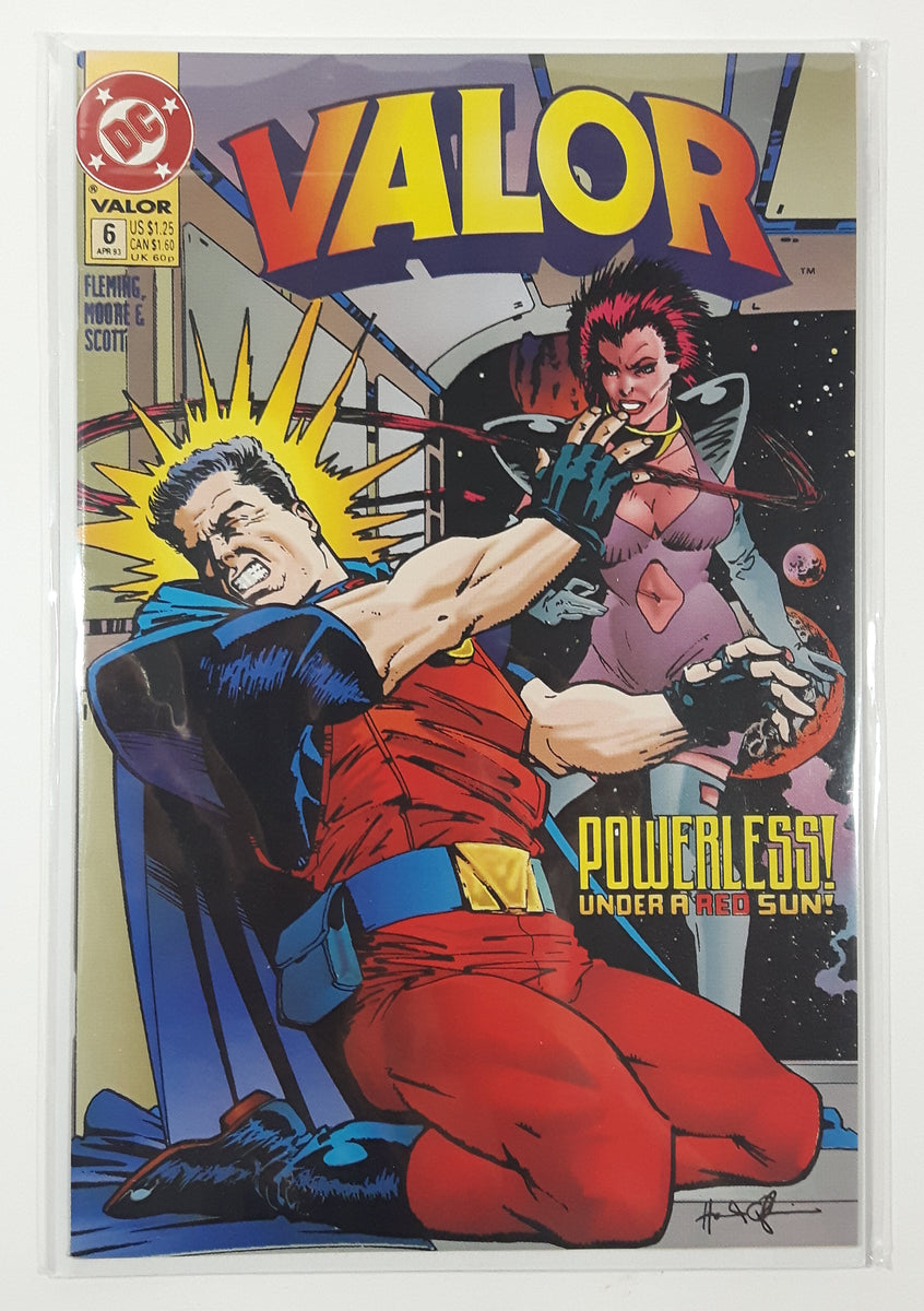 1993 April DC Comics Valor #6 Powerless! Under A Red Sun! Comic Book O ...