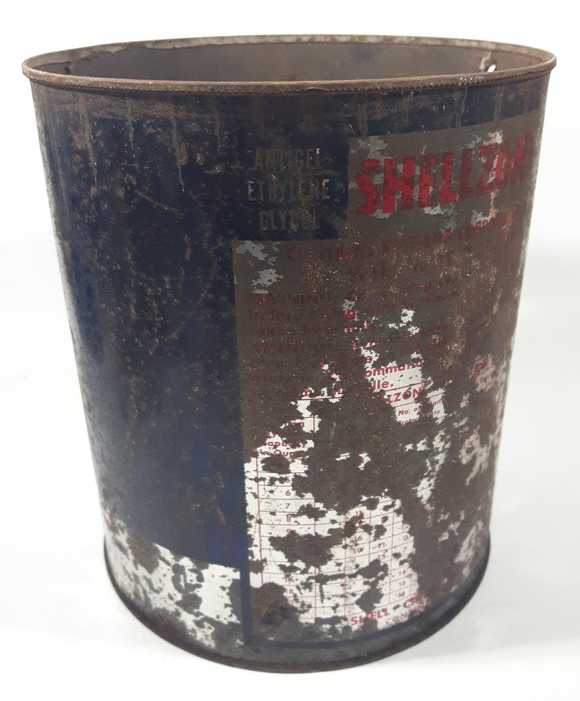 Rare Vintage Shell Shellzone Anti-Freeze Ethylene Glycol One Gallon Me ...