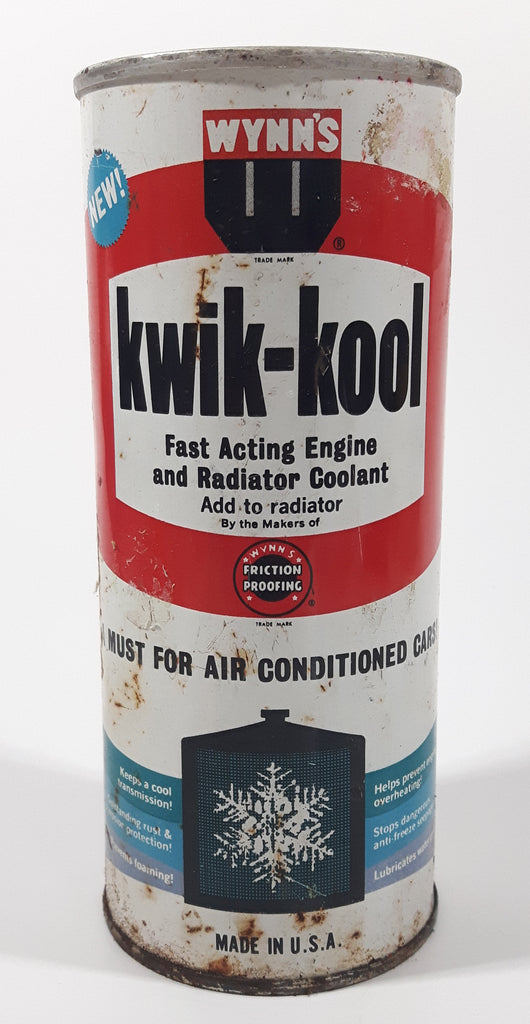 Vintage Wynn's Kwik-Kool Fast Acting Engine And Radiator Coolant 6 1/4 ...