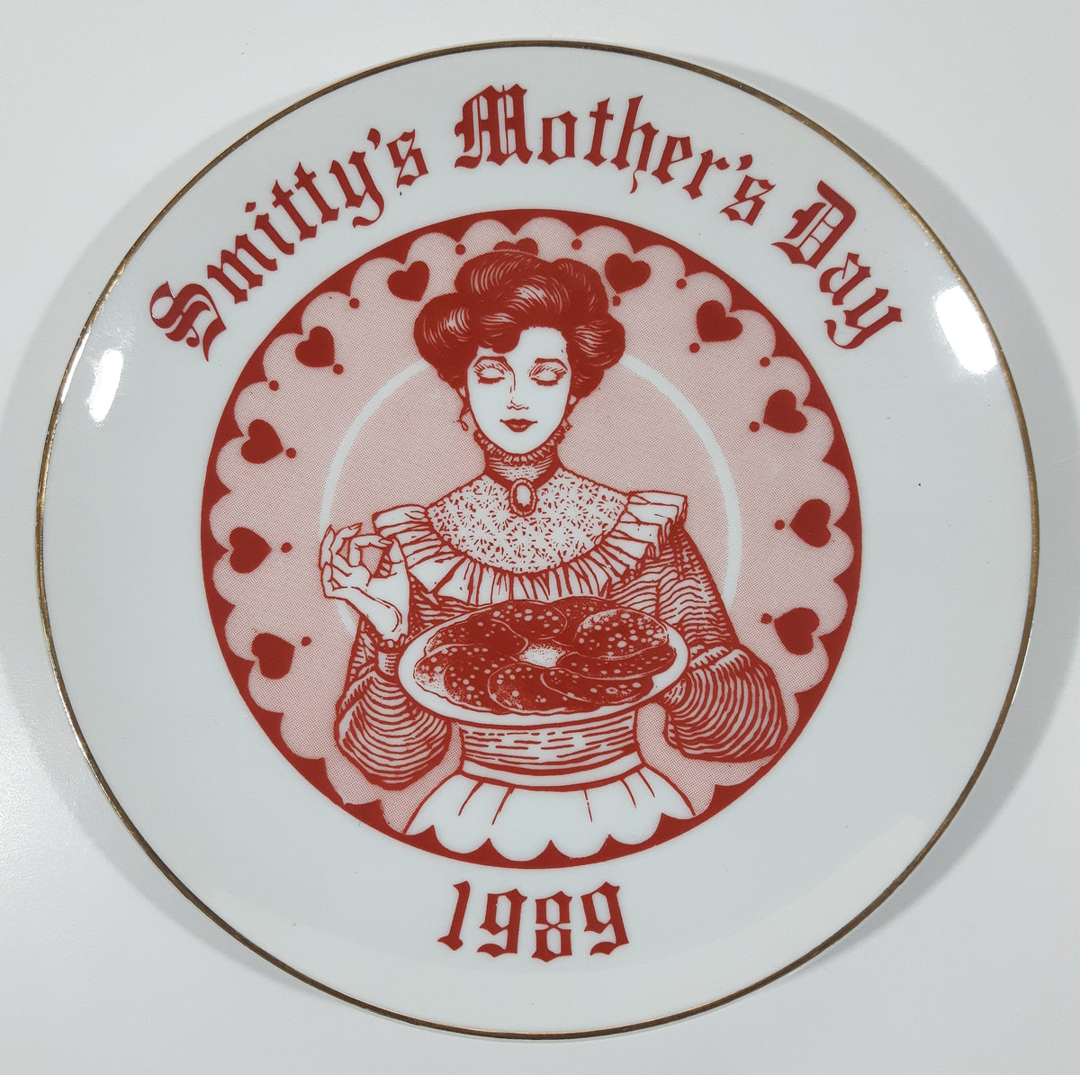 Vintage 1989 Smitty's Mother's Day 6 3/4" Porcelain Collector Plate ...