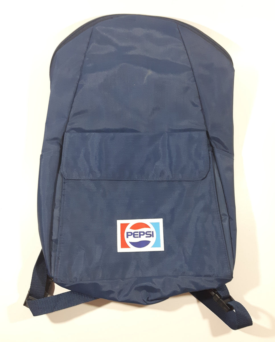 Rare Vintage Pepsi Dark Blue Backpack Bag – Treasure Valley Antiques ...