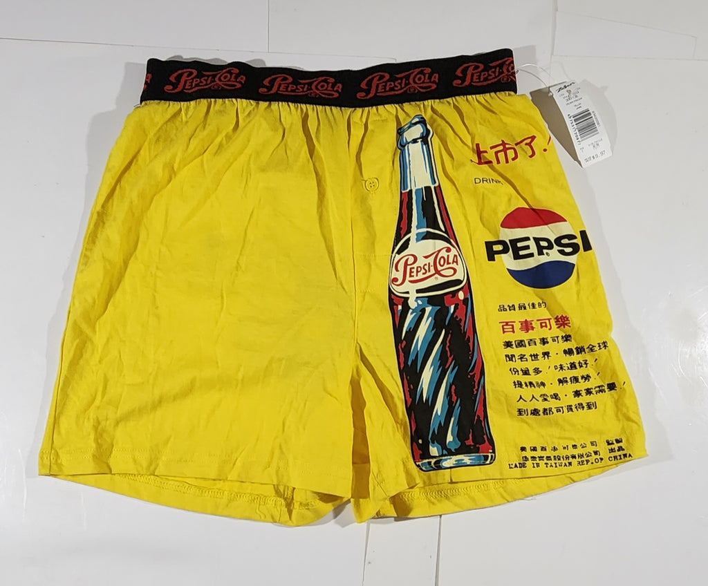 Rare Pepsi Cola Chinese Yellow Boxer Shorts Size M/M Medium New with T ...