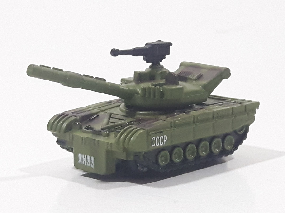 Funrise Micro Machines Style RH33 CCCP Tank Army Green Die Cast Toy Ca ...