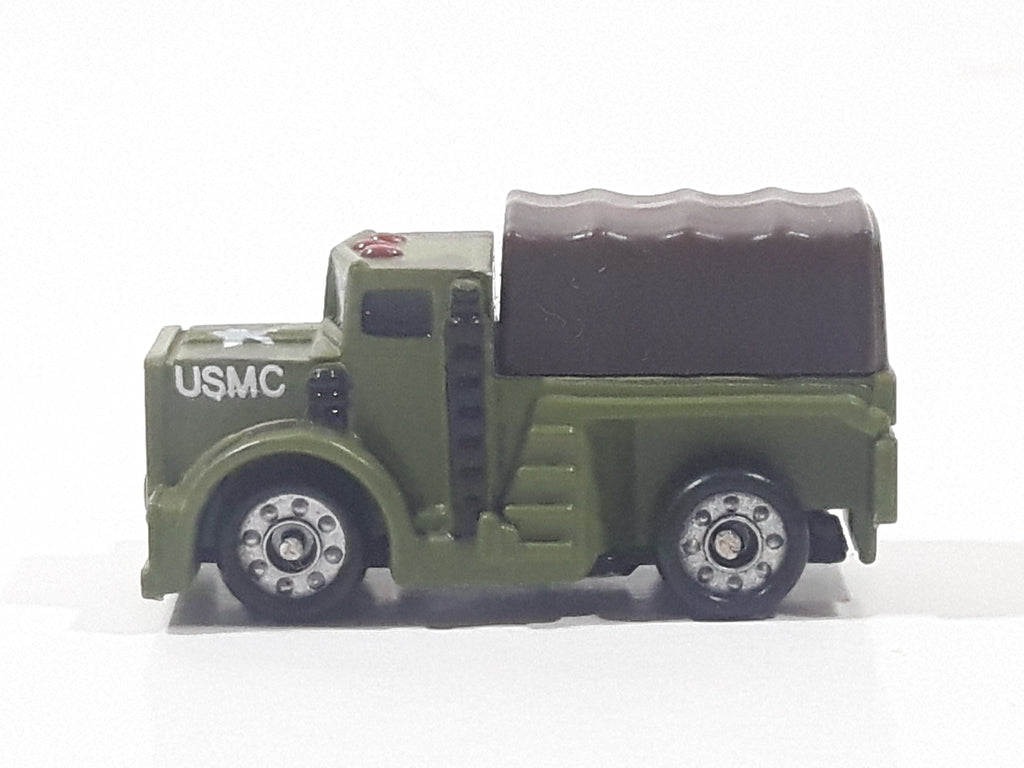 Funrise Micro Machines Style USMC Truck Army Green Die Cast Toy Car Ve ...