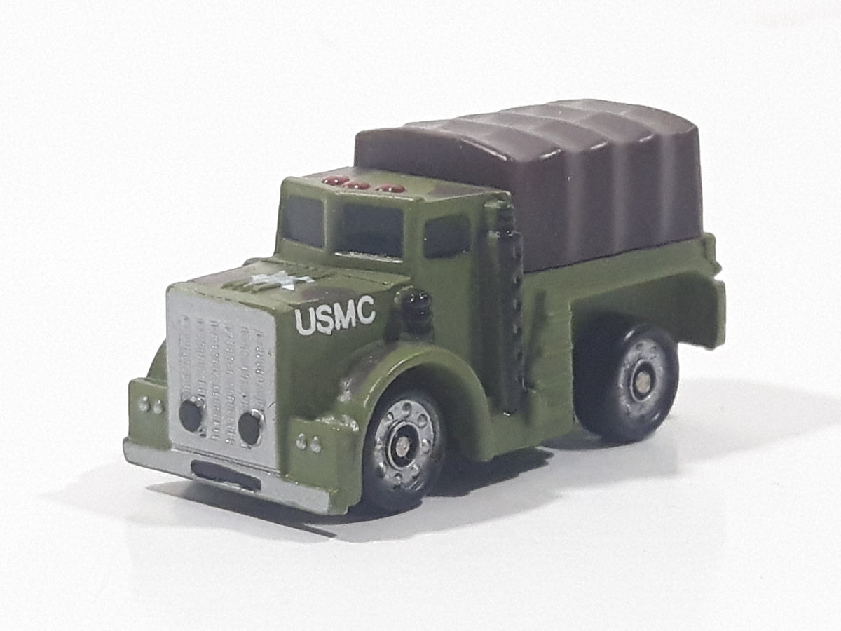 Funrise Micro Machines Style USMC Truck Army Green Die Cast Toy Car Ve ...