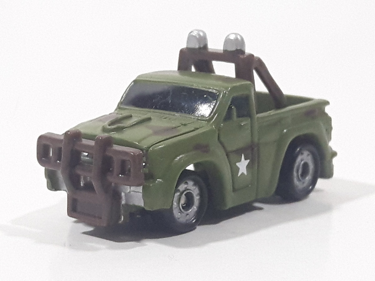 Funrise Micro Machines Style Truck Army Green Die Cast Toy Car Vehicle ...