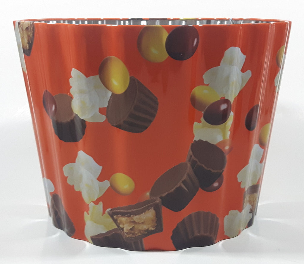 Snapco Reese's Peanut Butter Cups 6 1/4" Tall Metal Can Popcorn Bucket ...