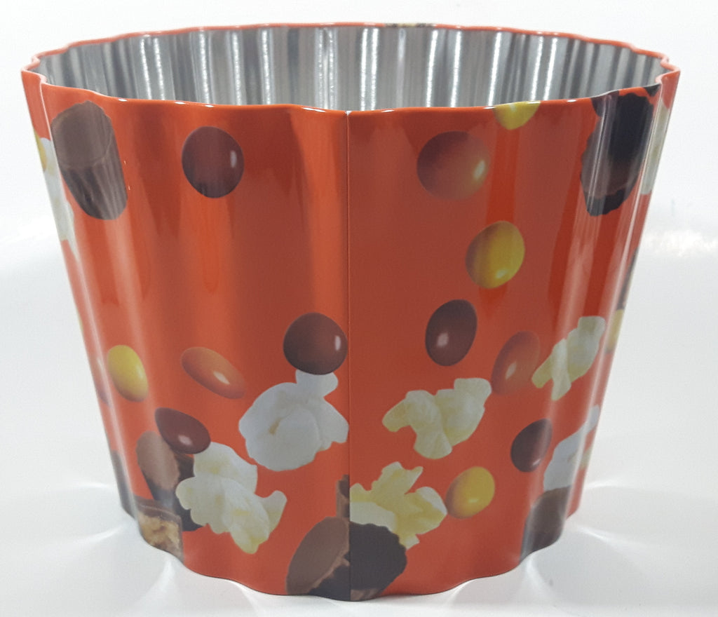Snapco Reese's Peanut Butter Cups 6 1/4" Tall Metal Can Popcorn Bucket ...