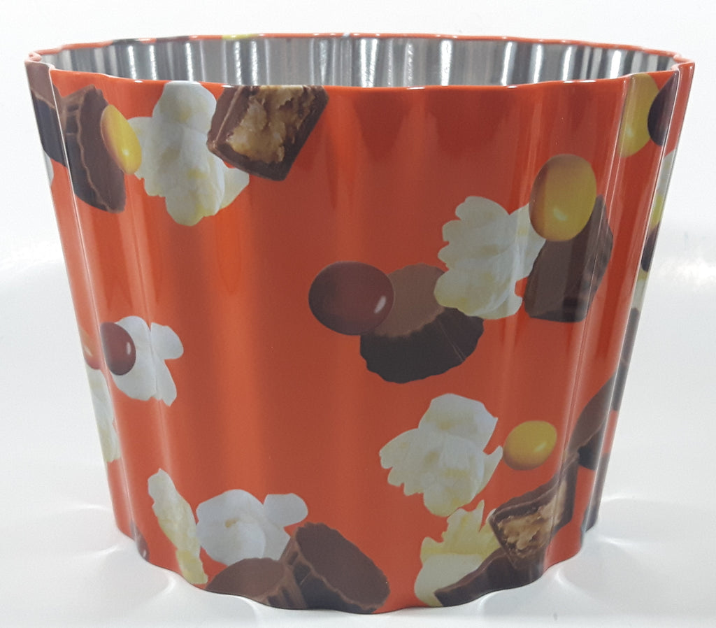 Snapco Reese's Peanut Butter Cups 6 1/4" Tall Metal Can Popcorn Bucket ...