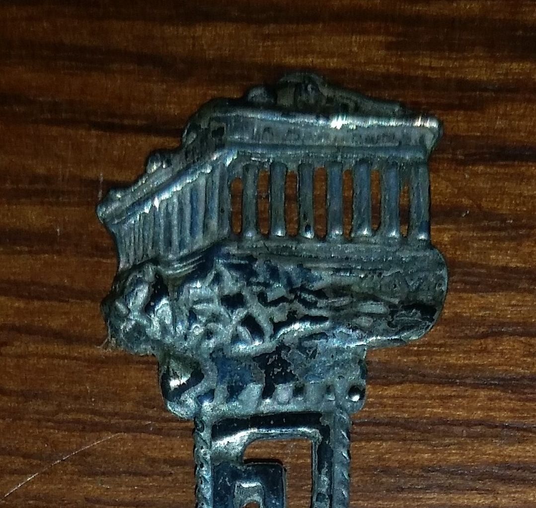 Vintage .840 Silver Parthenon Greece Collectible Spoon – Treasure ...